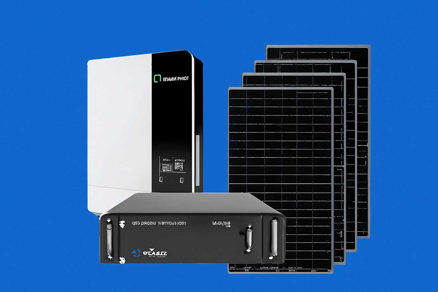 Buy High Capacity Solar Panel Kit – GROWATT Inverter & SHOTO Battery